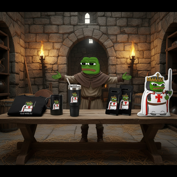 Crusader Pepe Meme History - Deus Vult Origins Explained – 4LibertyShop